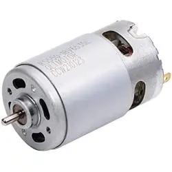 RS-550s 18v (12v - 20 volts) DC Motor Round Shaft - High Power & Torque ...