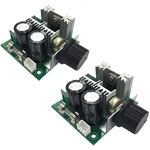 2 Pack 12V~40V 10A PWM DC Motor Speed Control Switch Controller Voltage Regulator Dimmer for Arduino
