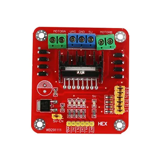 UEETEK L298N Dual H Bridge DC Stepper Motor Driver Module Controller ...